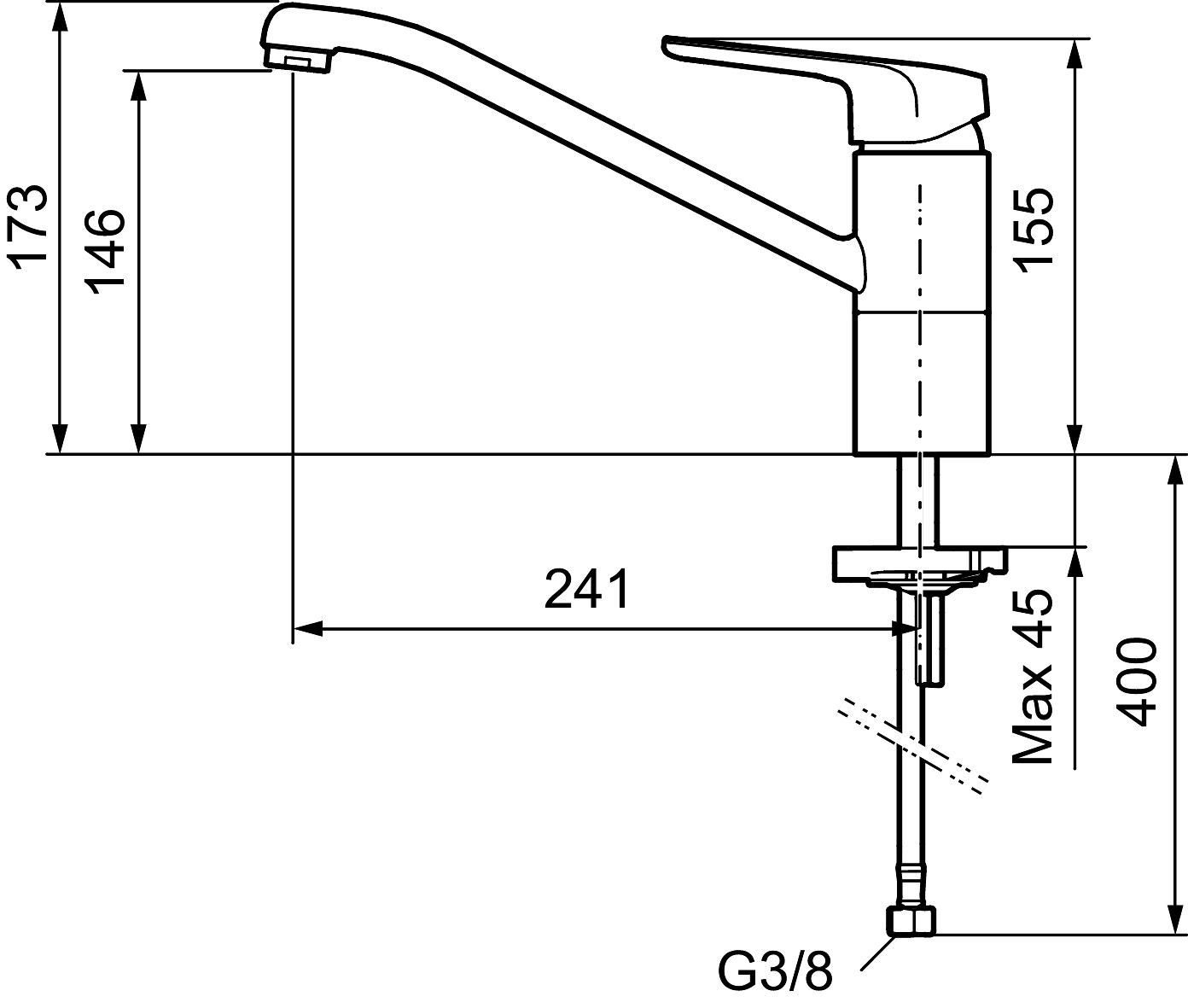 MORA FLEXX K2 kitchen mixer - Mixers for kitchens and bathrooms